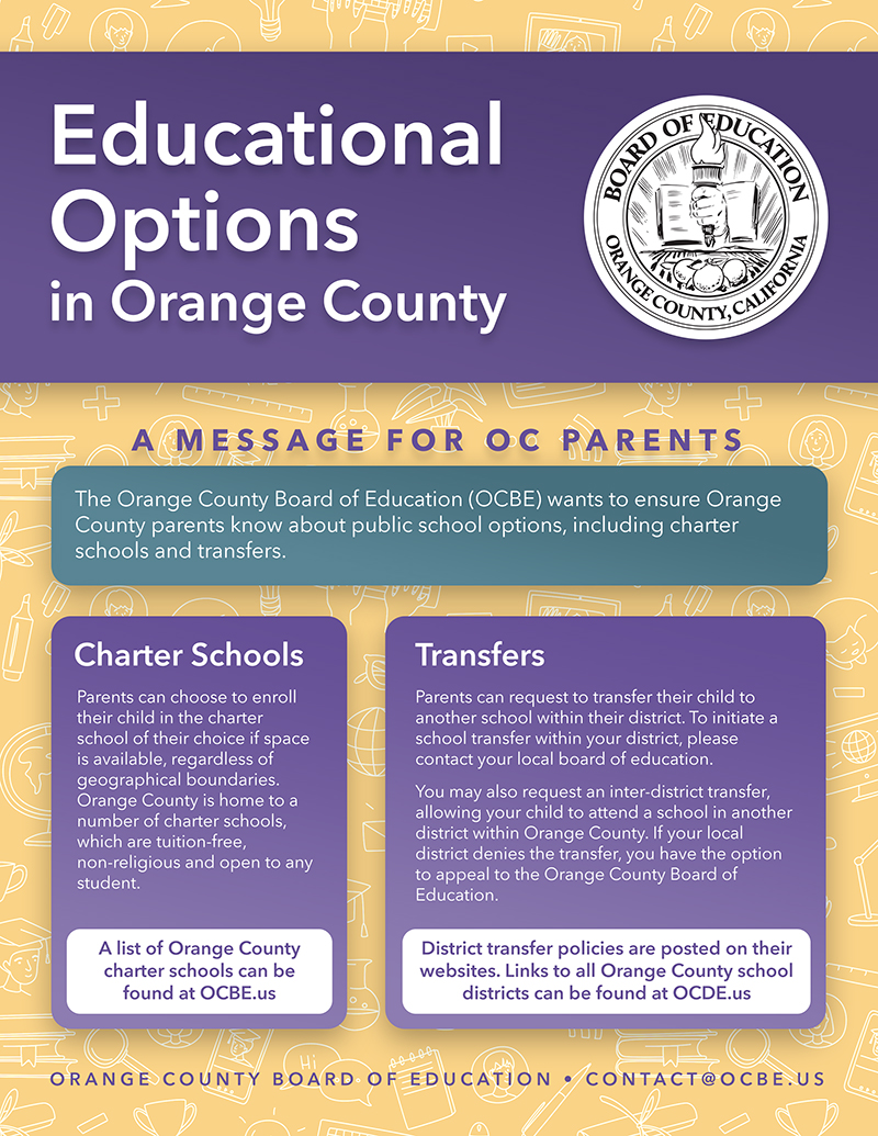 Educational Options - Orange County Board of Education